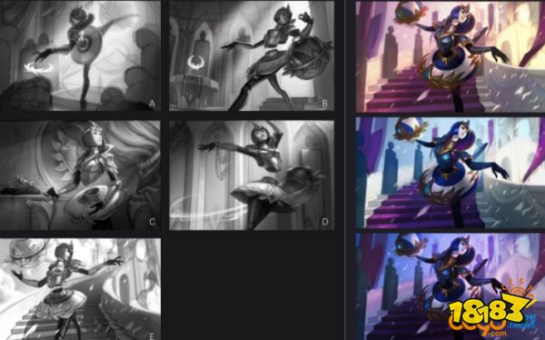 lolS8胜利女神发条魔灵外观一览 S8胜利女神发条魔灵原画抢先看_18183召唤师专区