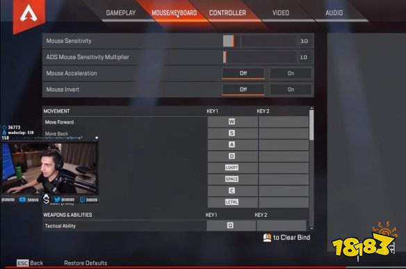 《Apex英雄》鼠标灵敏度设置分享 鼠标灵敏度设置多少合适？_18183.com
