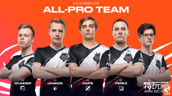 LEC夏季最佳阵容公布 幻神本神G2全队入第一阵容_特玩网LOL英雄联盟专区