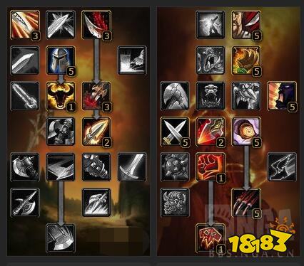 《魔兽世界怀旧服》战士PVE和PVP天赋选择！_18183魔兽世界怀旧服专区