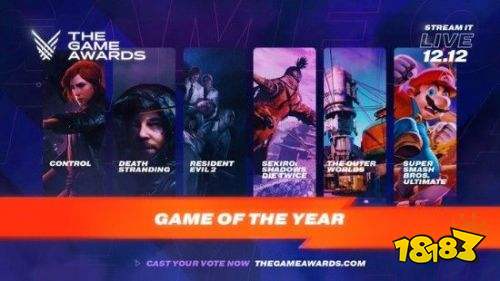 TGA年度游戏提名公布 全奖项提名一览_18183.com