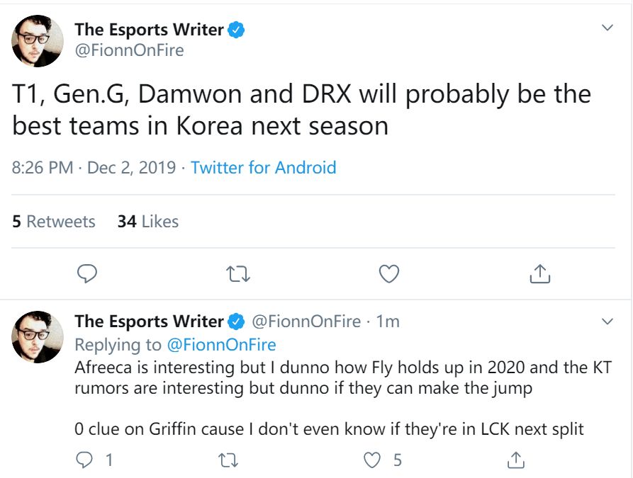 ESPN记者爆出猛料：下赛季GRF不一定还在LCK赛区_特玩网LOL英雄联盟专区