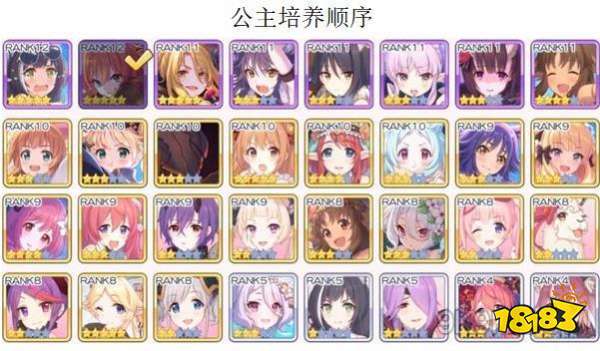 公主连结角色怎么培养 角色培养优先度介绍_18183公主连结Re:Dive专区