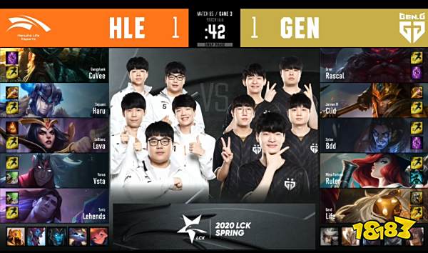 Haru完美控龙节奏 HLE成功击败GEN获得胜利_18183英雄联盟手游专区