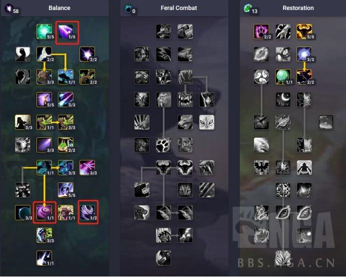 魔兽世界wlk鸟德天赋怎么点 wlk鸟德天赋雕文输出手法推荐_特玩网