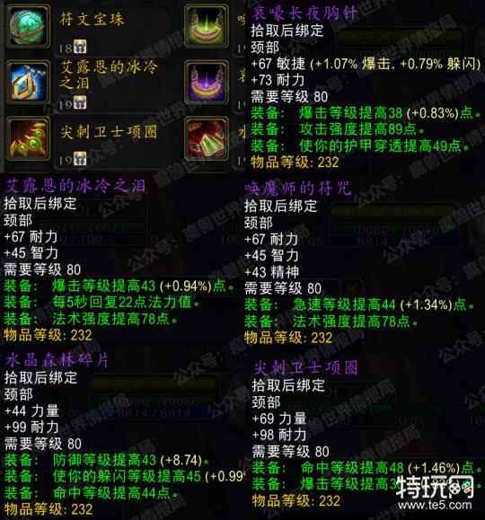 魔兽世界怀旧服WLK P2牌子装汇总 全装备效果一览_特玩网