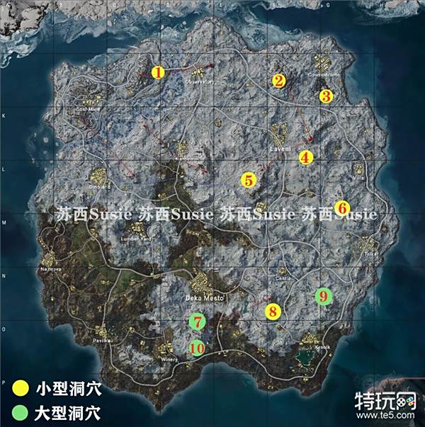 《绝地求生》维寒迪北极熊洞穴位置攻略_特玩网