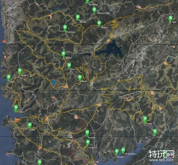 scum地图资源点2023最新 scum地图资源点高清图大全_特玩网